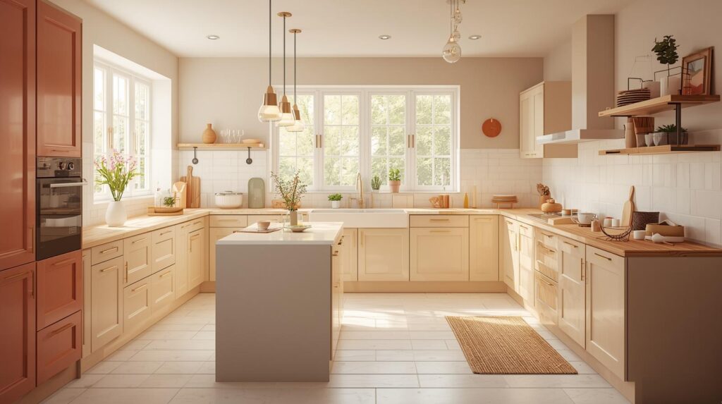 25+ Stunning Kitchen Color Scheme Ideas (Warm, Neutral ...